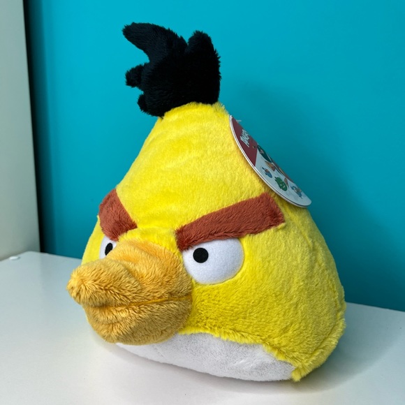 rovio | Toys | Angry Birds Chuck Yellow Bird Plush Rovio 1 216 No Sound ...
